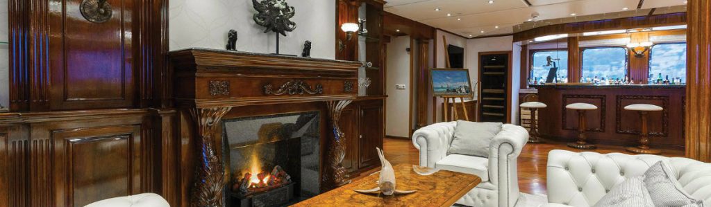 Have a peek at 5 of the hottest yacht fireplaces ever | Luxury Yachts