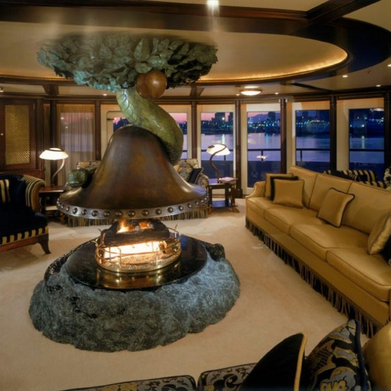 Have a peek at 5 of the hottest yacht fireplaces ever | Luxury Yachts